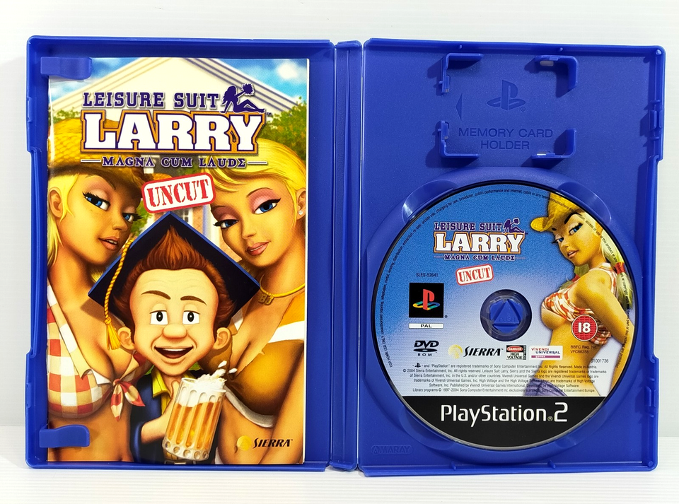 Leisure Suit Larry Magna Cum Laude Uncut PlayStation PS2 PAL Game With ...