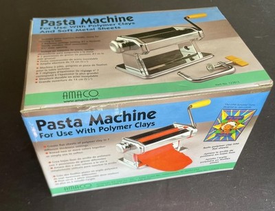 New Amaco Pasta Machine For Use With Polymer Clay And Thin Metal Sheets ...