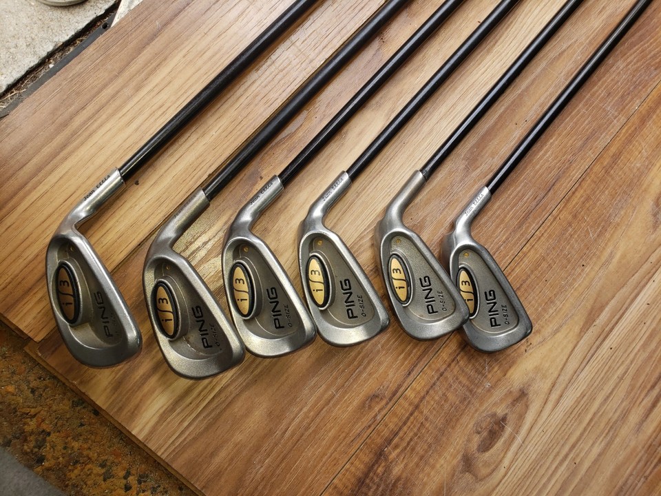 Ping i3-0 Irons 5 - PW. Ping 350 A flex Graphite Shafts..Gold Dot | eBay