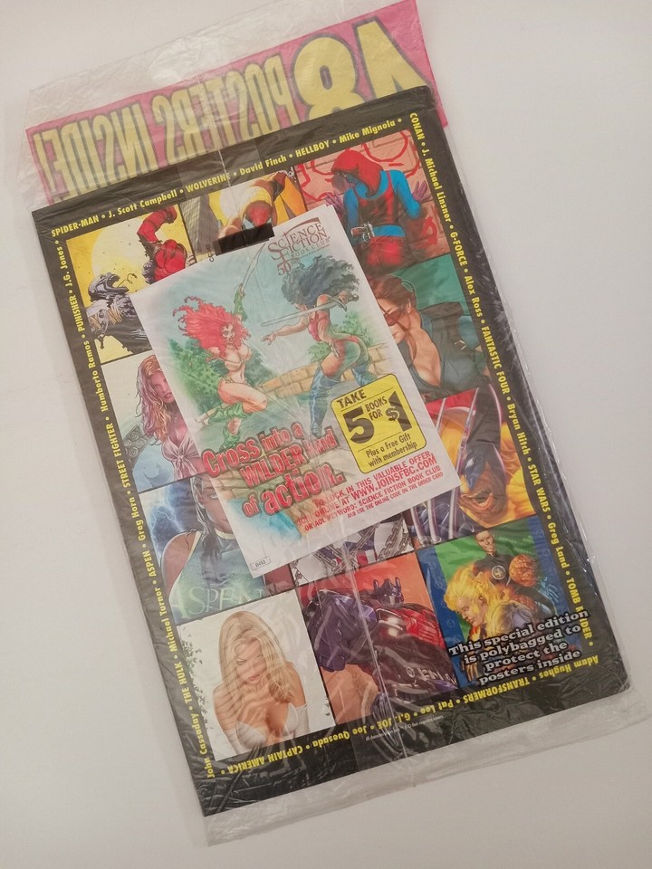 PosterMania 2004 Wizard Alex Ross Michael Turner J Michael Linsner ...