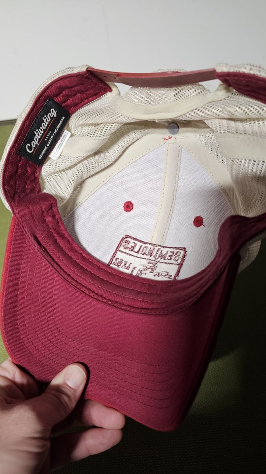 Florida State Seminoles FSU Cap Hat By Captivating Headwear | eBay