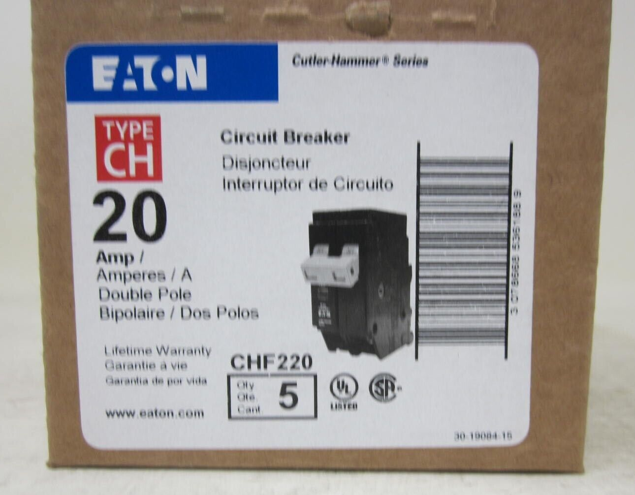 EATON CHF220 20A Circuit Breaker | eBay