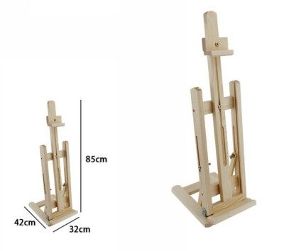 Z Support De Peinture En Bois Avec Base 85Cm Exposant Toiles Cadres Dfh ...