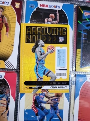 2023-24 Panini NBA Hoops Carson Wallace Arriving Now Rookie Winter OKC ...