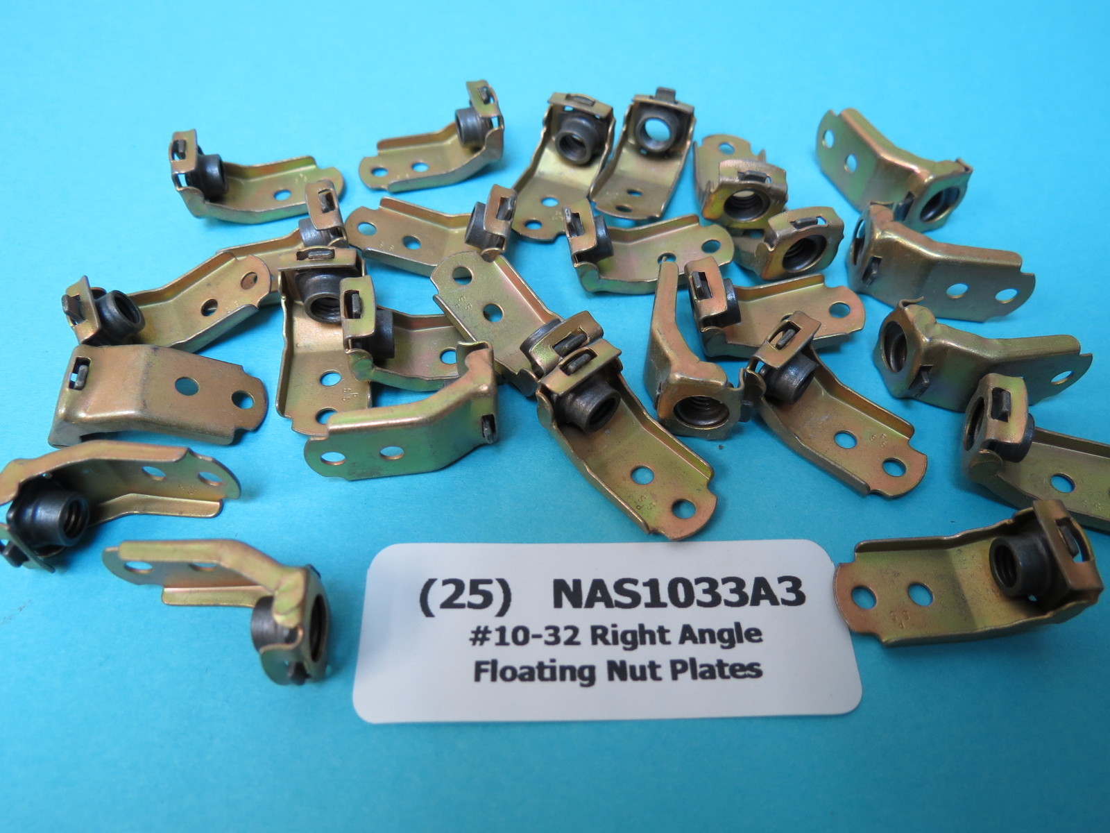 NAS1033A3 National Aerospace Standards #10-32 Right Angle Floating ...