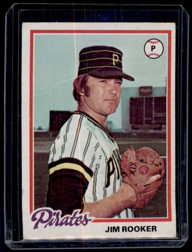 1978 TOPPS JIM ROOKER PITTSBURGH PIRATES #308 | eBay
