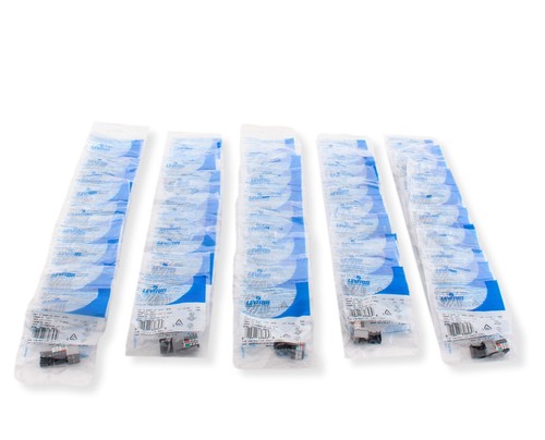 50 Leviton Gray Quickport Cat 5 Jacks Cat5 RJ45 41108-RG5 78477826539 ...
