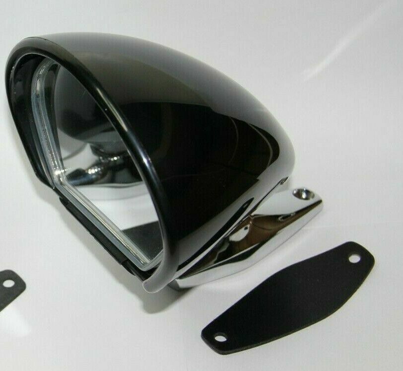 2x VITALONI SEBRING MACH 1 WITH FOOT CLASSIC SPORT WING MIRROR BLACK ...
