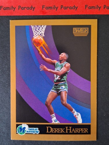 Derek Harper 64 Dallas Mavericks Carte Skybox 1990-91 NBA Basket Ball ...