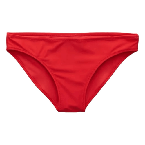 Aerie Classic Full Coverage Bikini Bottom Chilly Red Nylon High Rise ...