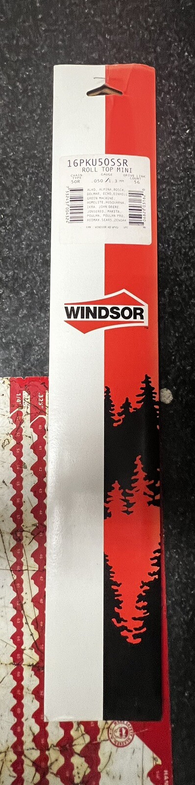 Windsor 16" chainsaw bar 3/8 LP .050 56 DL (bar only) | eBay