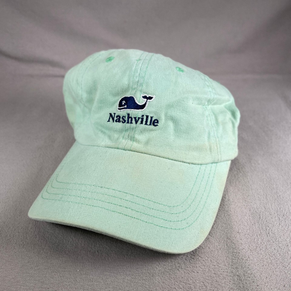 Vineyard Vines Nashville Hat Women OS Blue Teal Strapback Cap ...