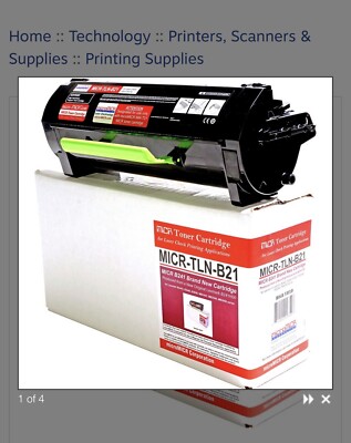 Micromicr MICRTLN-B21 Toner,micr,new,b2442 (micrtlnb21) | eBay