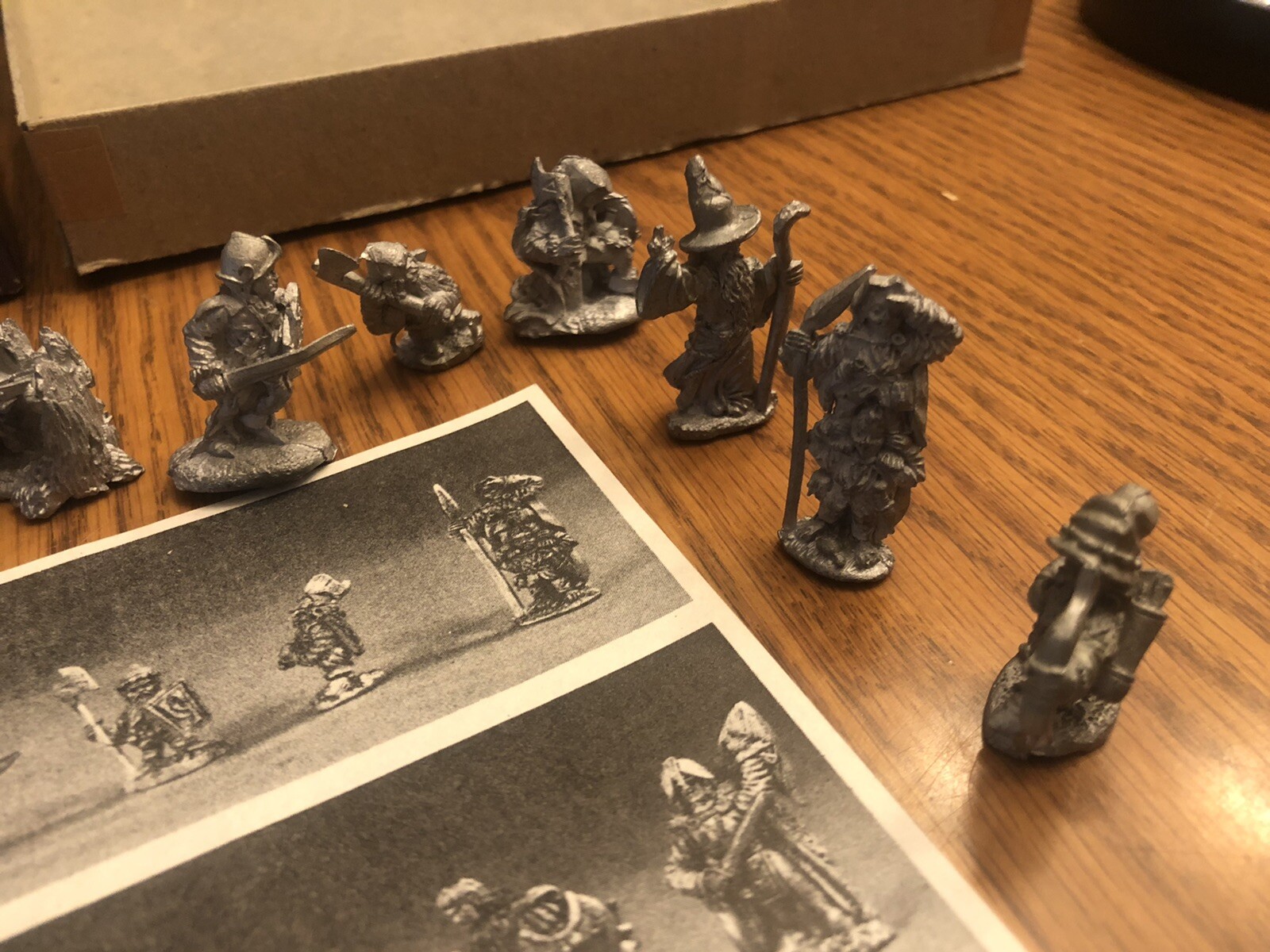 RARE! WIZZARDS & WARRIORS Fantasy Figure Set WW07 Grenadier NM ...