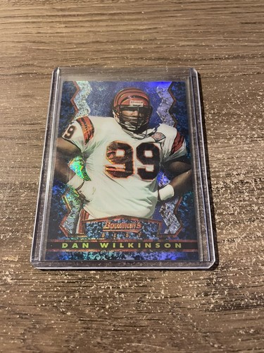 1995 Bowman's Best Refractor Football Card #15 Dan Wilkinson | eBay