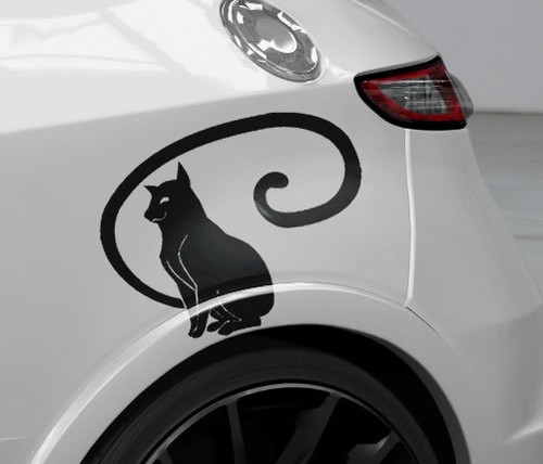 Katzenaufkleber Katze Auto Aufkleber Siamkatze Katzensticker PKW KFZ ...