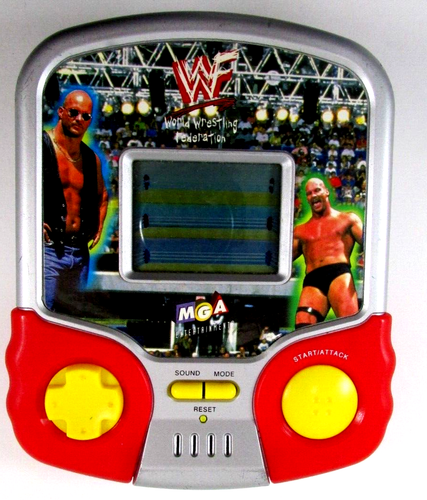 WWF Handheld MGA Stone Cold 1997 Wrestling Electronic Game Tested WORKS ...