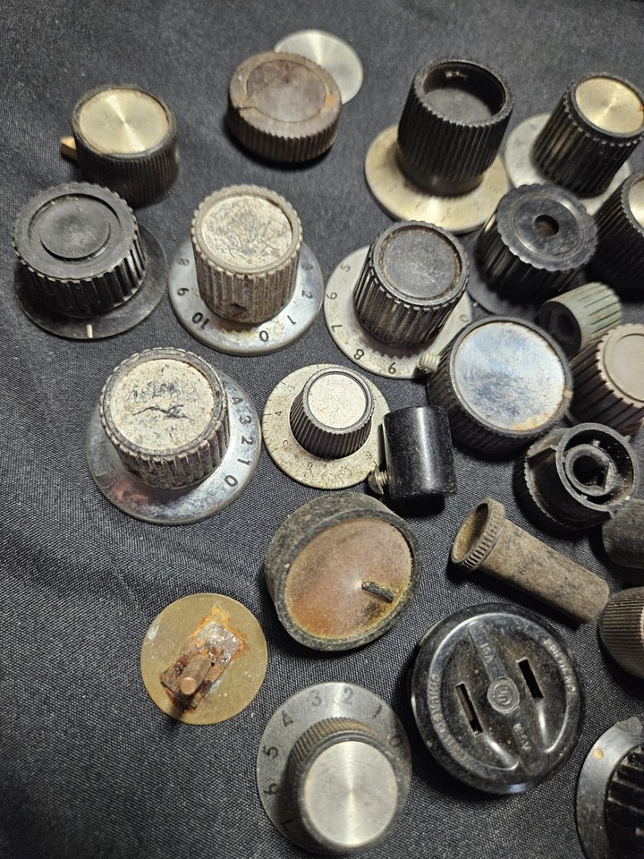 LOT #8 38 Radio & Ham Radio Control Knobs Hammarlunmd Hallicrafters ...