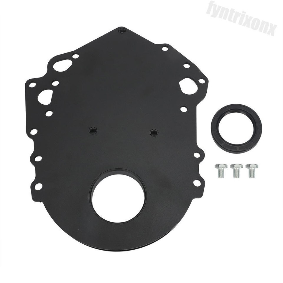 For Ford 302 Windsor 351C Cleveland Black Timing Cover with Seal Kit US ...