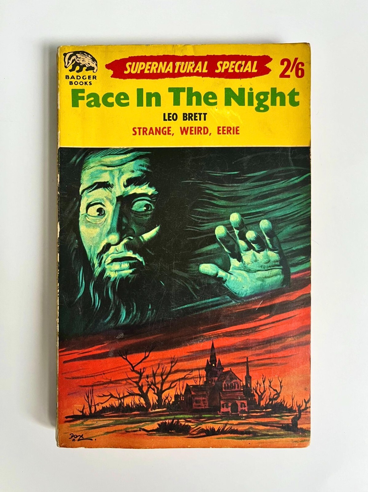 Face In The Night by Leo Brett (Lionel Fanthorpe) HORROR PULP VAMPIRE ...