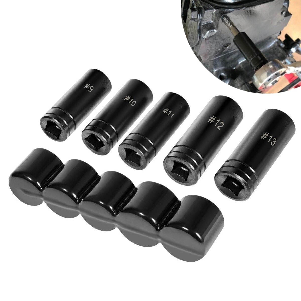 For 5/8", 11/16", 3/4", 7/8" & 1" (16-25mm) Taps 71670 Large Tap Socket ...