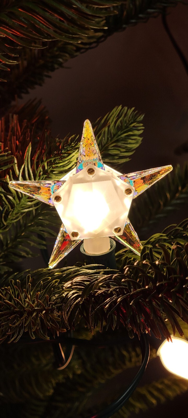Matchless Star LightTree Topper Replica With Real Crystal | eBay