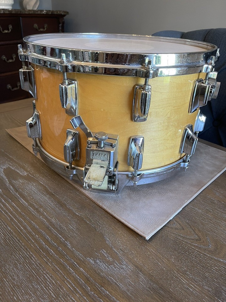 Rare Tama Split Lug 8x14 Superstar Mastercraft Snare Drum 20 Lugs Birch ...
