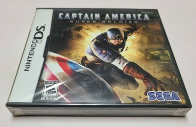 Captain America: Super Soldier (Nintendo DS, 2011) DSL DSI 3DS NEW ...