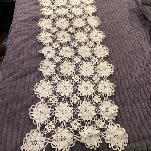 doily 36x14 rectangle cotton in rectangle runner off-white | eBay