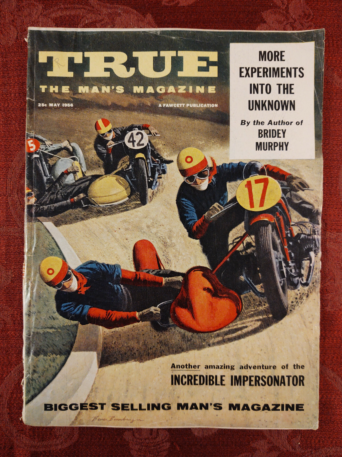 TRUE Magazine May 1956 Cobras Charlie Ponzi Edgar Cayce Morey Bernstein ...