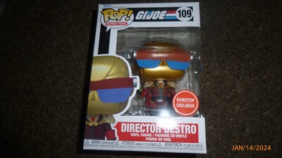 Funko Pop Retro Toys #109 GI Joe Director Destro Figure MISB New!! | eBay