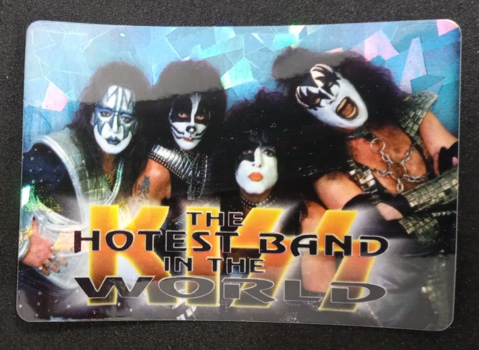 Vintage 90’s KISS Holographic Vending Machine Sticker (C) | eBay