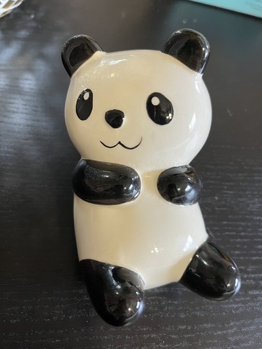 Cute Panda Shaped Ceramic Small Coin Bank | eBay