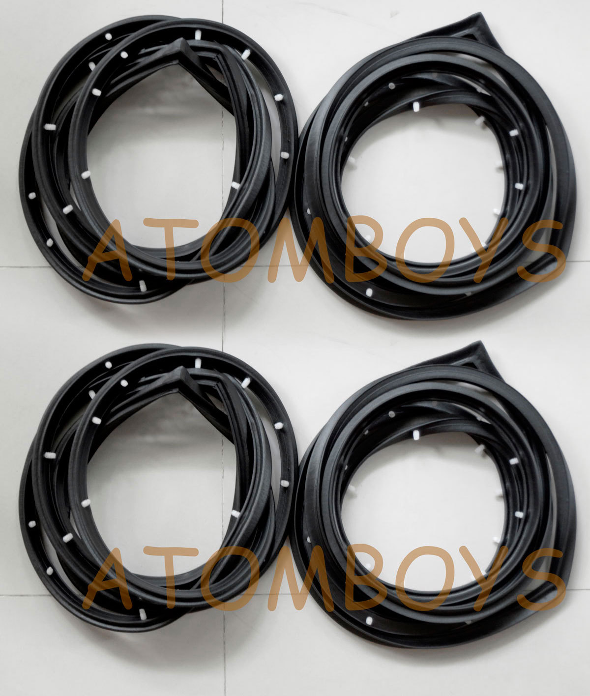 TOYOTA CORONA RT81 RT82 MARK II SEDAN 4 DOORS RUBBER SEALS WEATHERSTRIP ...