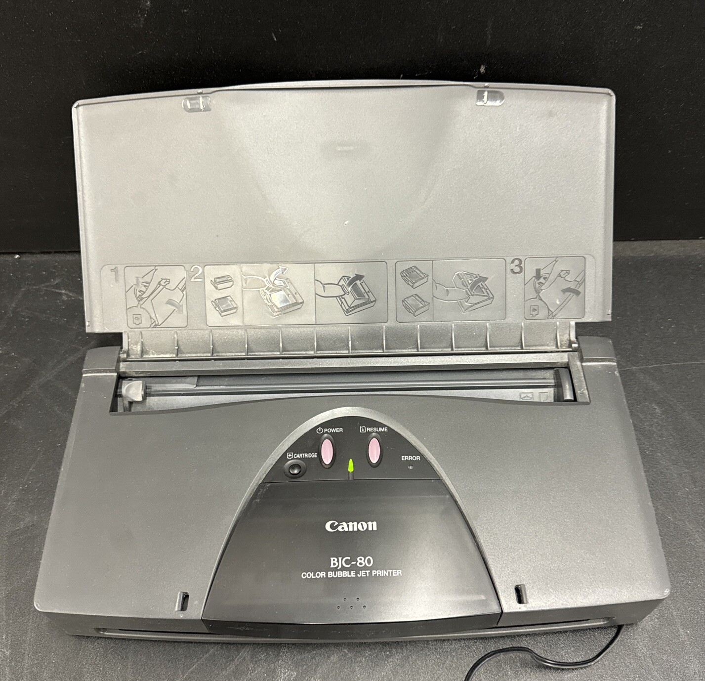 Canon Bjc-80 K10156 Color Bubble Jet Portable Printer 13v for sale ...