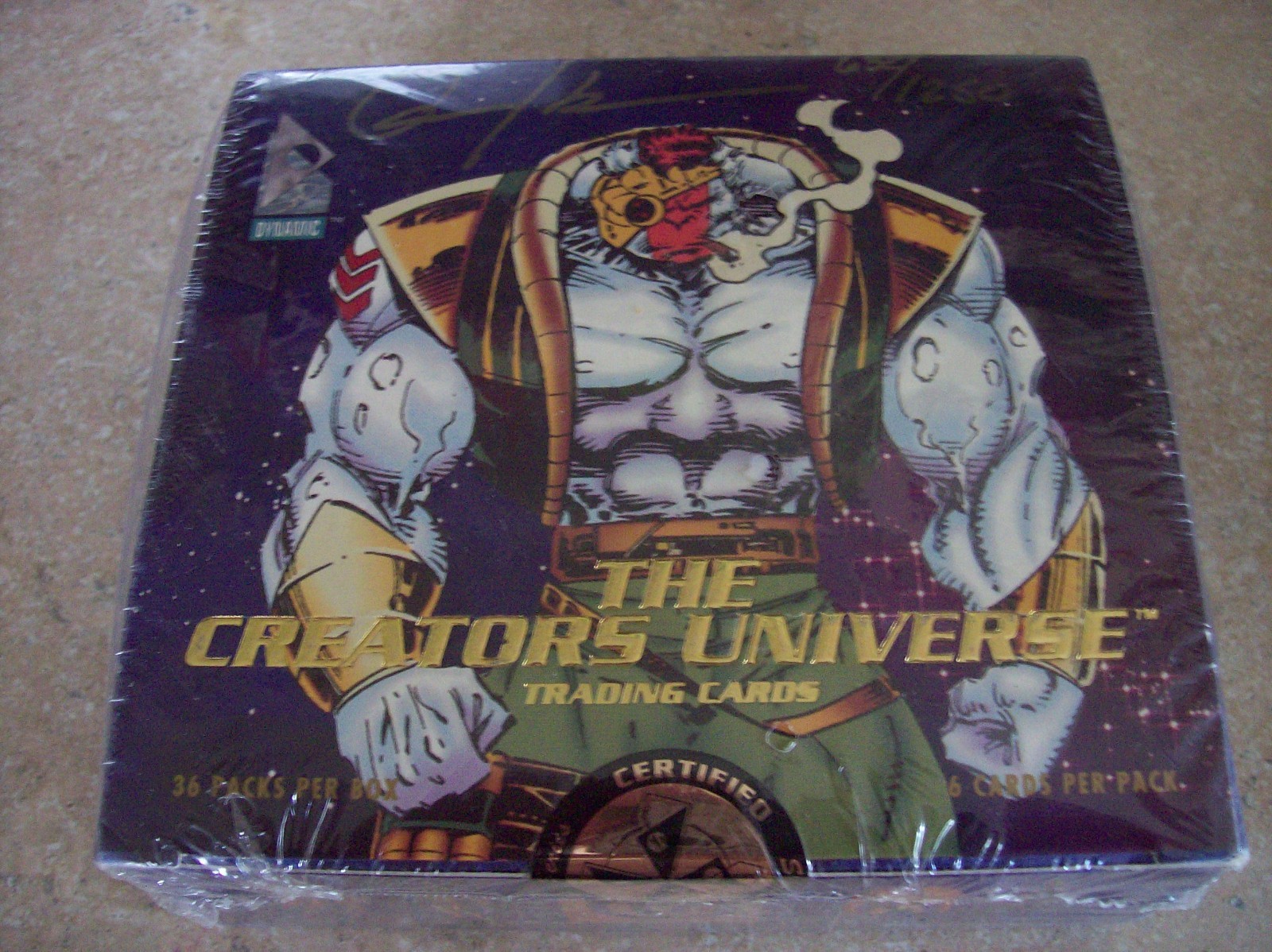 1993 DYNAMIC THE CREATORS UNIVERSE "Adam Kubert" SIGNED FACTORY SEALED ...