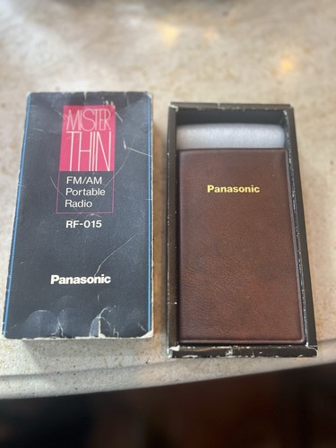 Vintage Panasonic Mister Thin RF-015 FM/AM Portable Radio. WORKS GREAT! VGUC! | eBay