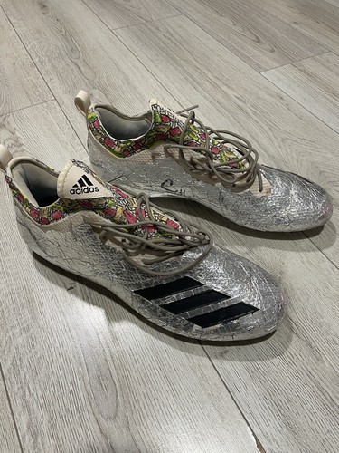 Juju Smith- Schuster Pre Game Worn/ Used Custom Chipotle Cleats ...