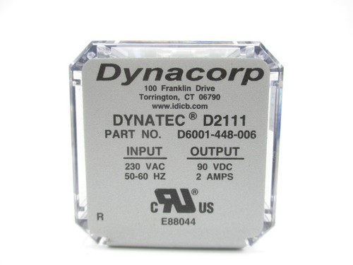 DYNACORP D600-448-006 D2111 230VAC 2A NSMP | eBay