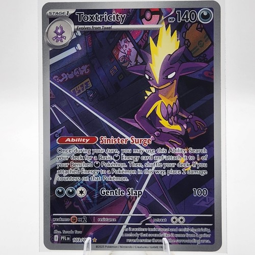 Toxtricity 103/094 ME02: 2025 Pokemon Phantasmal Flames English - IR ...