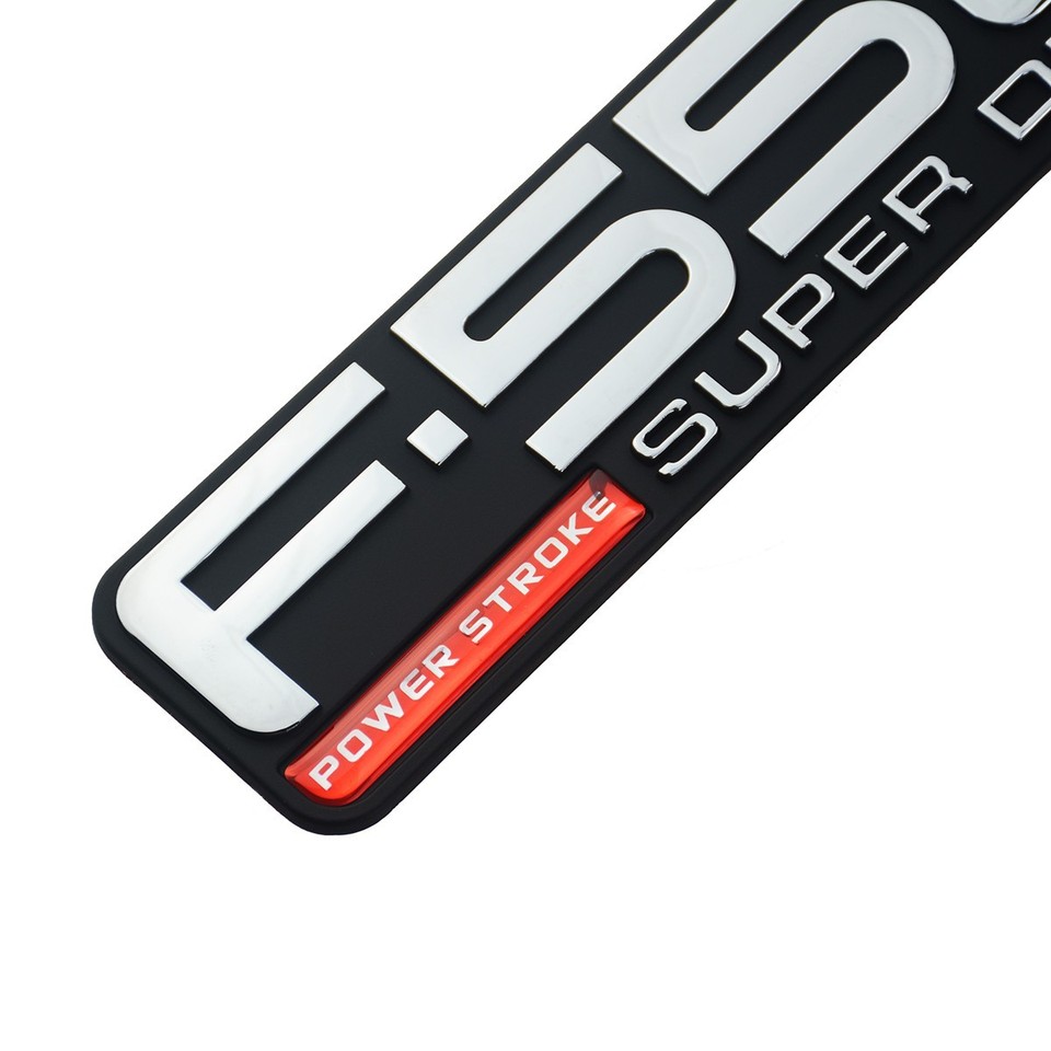 Fits 99-04 F550 Powerstroke super duty Passenger & Driver Fender Emblem ...