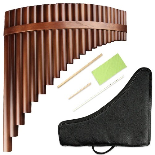 Chinese Traditional Musical Instrument 22 Pipes Pan Flute C Key ...