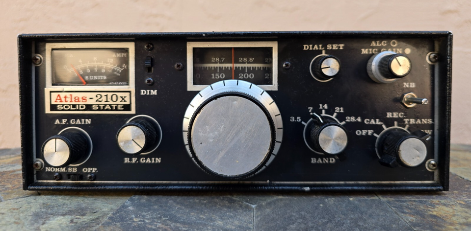 Vintage Atlas 210 X Ham Radio MINT Condition SUPER RARE untested sold ...