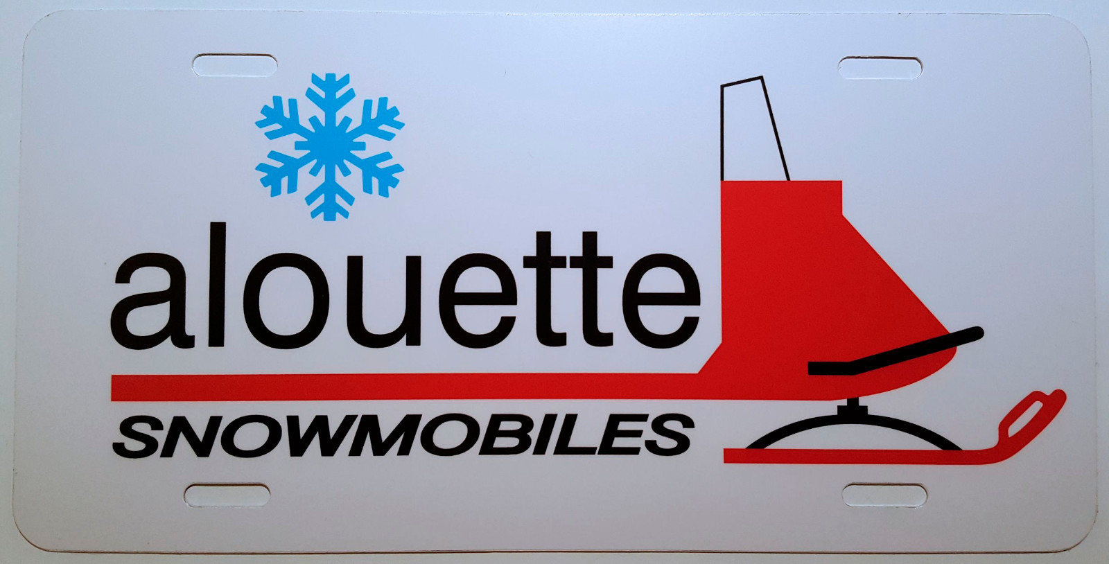 Vintage Alouette Sled Snowmobile Logo Novelty License Plate (158) | eBay