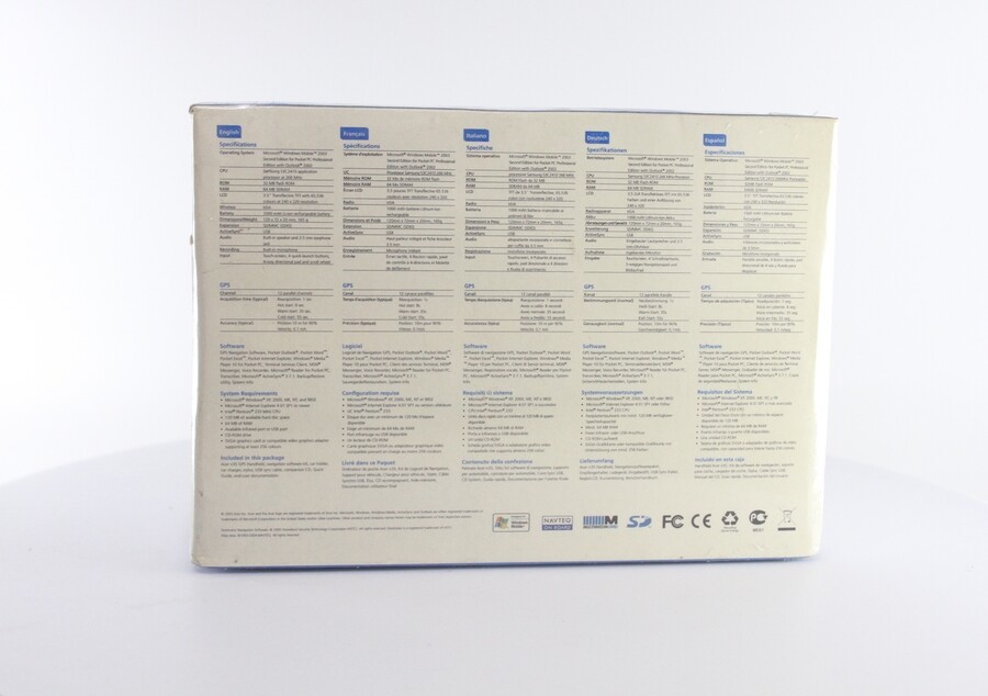 Acer N35 DestinAtor Light Pocket PC - Integrated GPS - UK/Ireland (CP ...