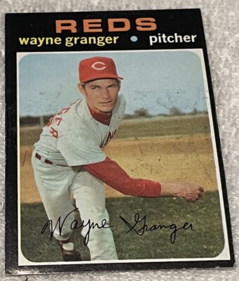 1971 Topps Wayne Granger Cincinnati Reds Pitcher # 379 | eBay