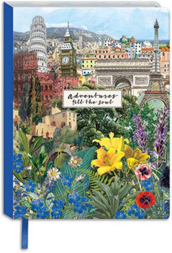 Punch Studio European Globetrotter Guided Travel Journal 6” x 8” 192pgs ...