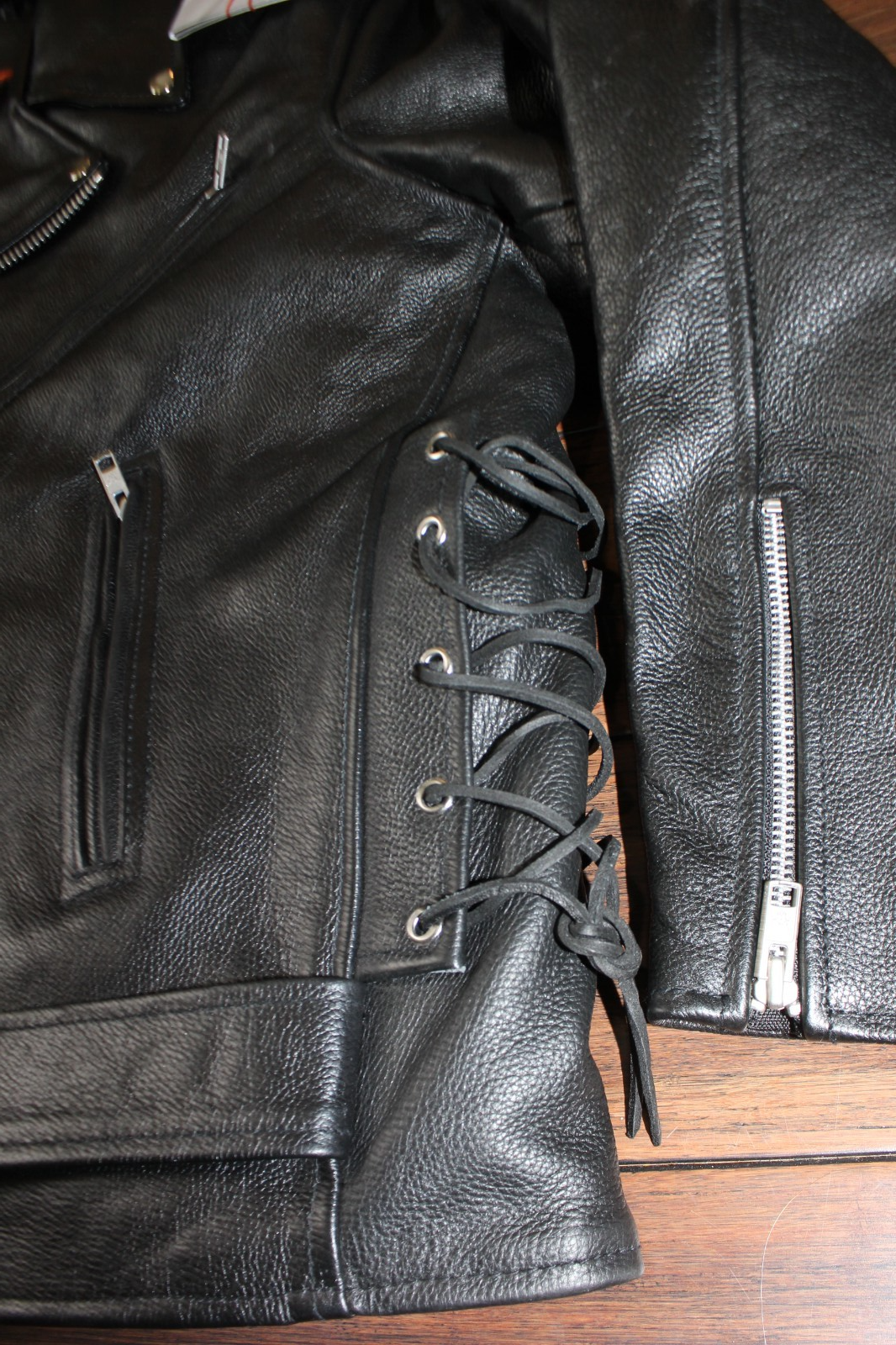 Milwaukee Leather SH1011 Men's Classic Brando Motorcycle Jacket Black ...