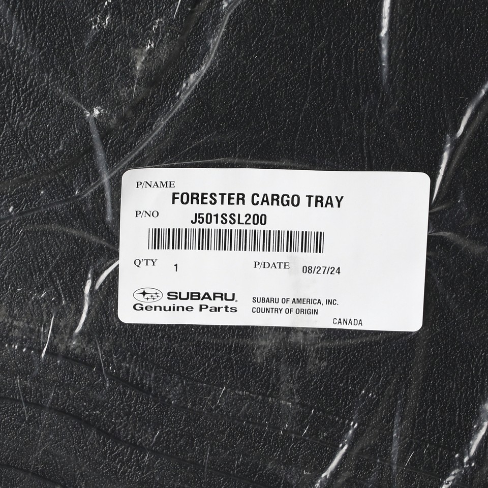 OEM NEW 2025 Subaru Forester Rear Trunk Cargo Area Tray Liner ...