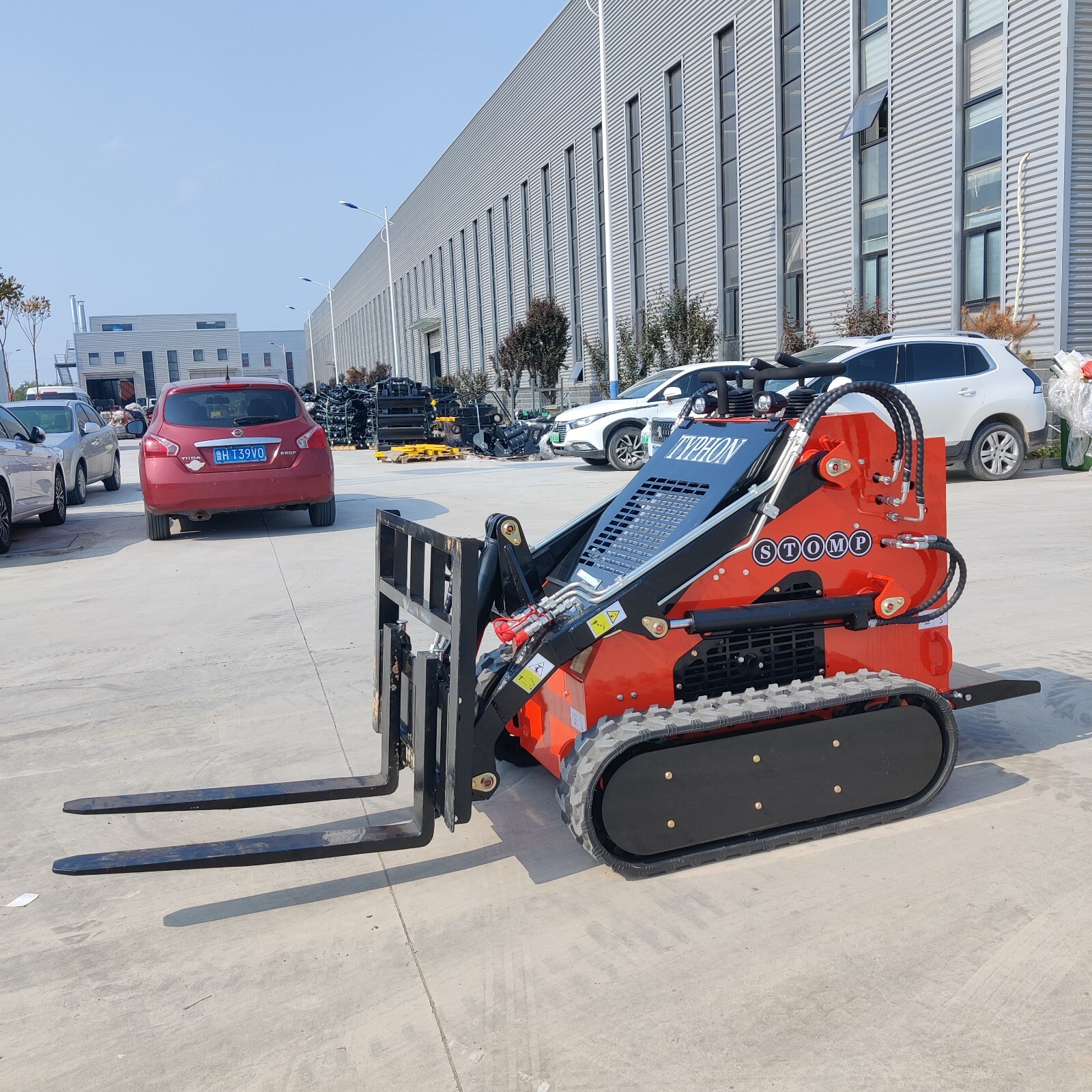 Skid Steer Loader Pallet Forklift Fork Attachment | eBay